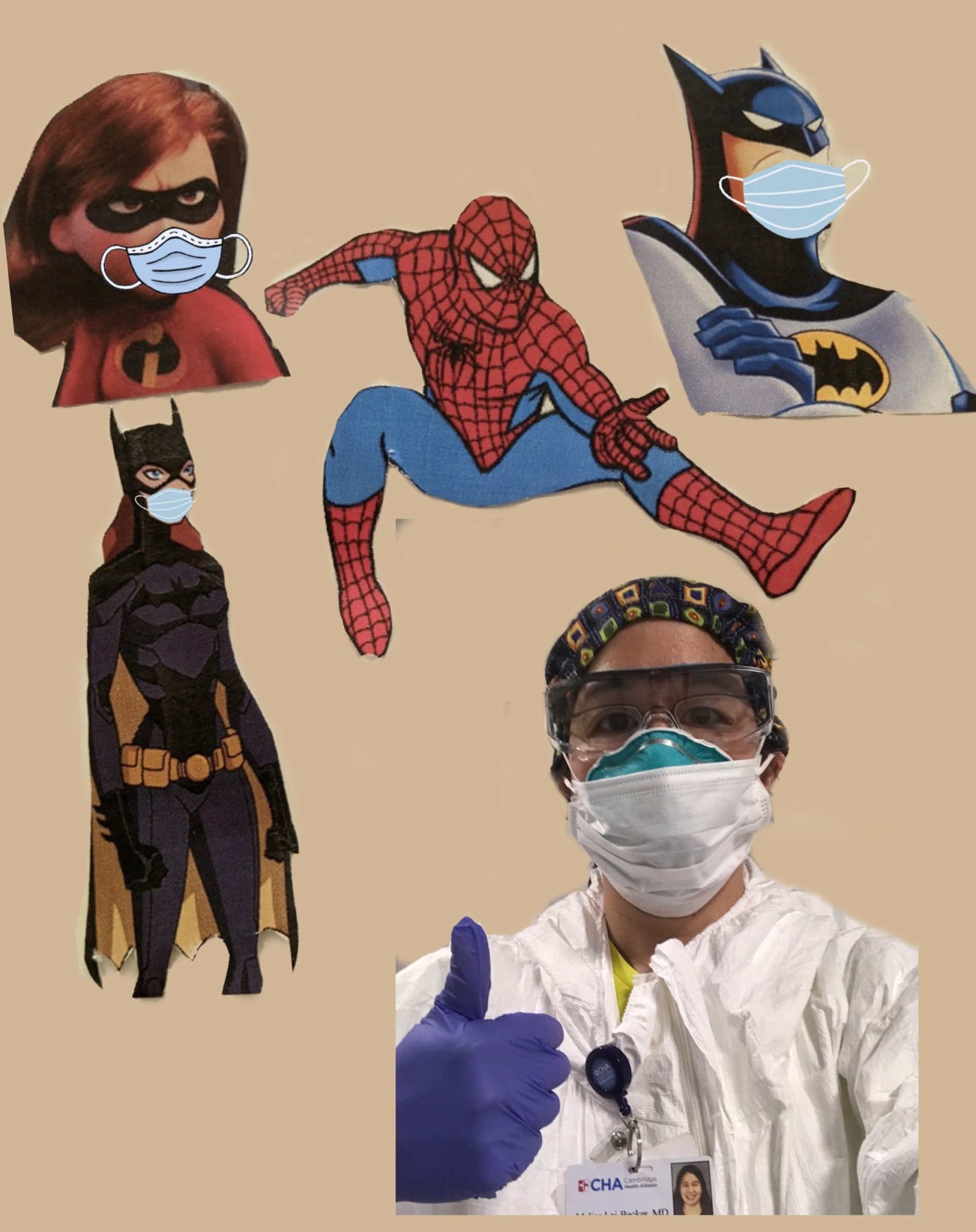 How superheroes wear masks - Two Peds in a Pod®